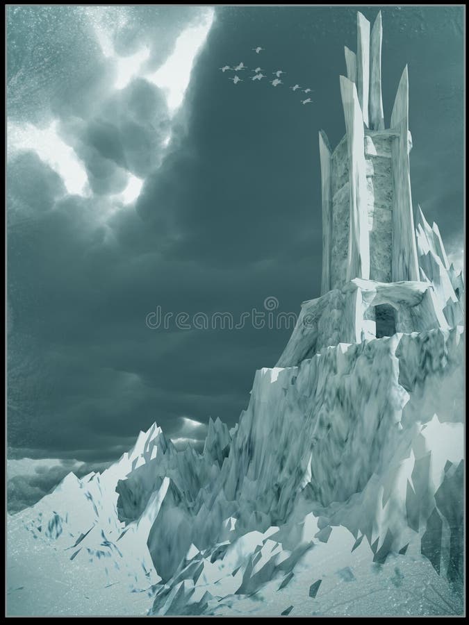 Gate to forgotten garden stock illustration. Illustration of garden ...