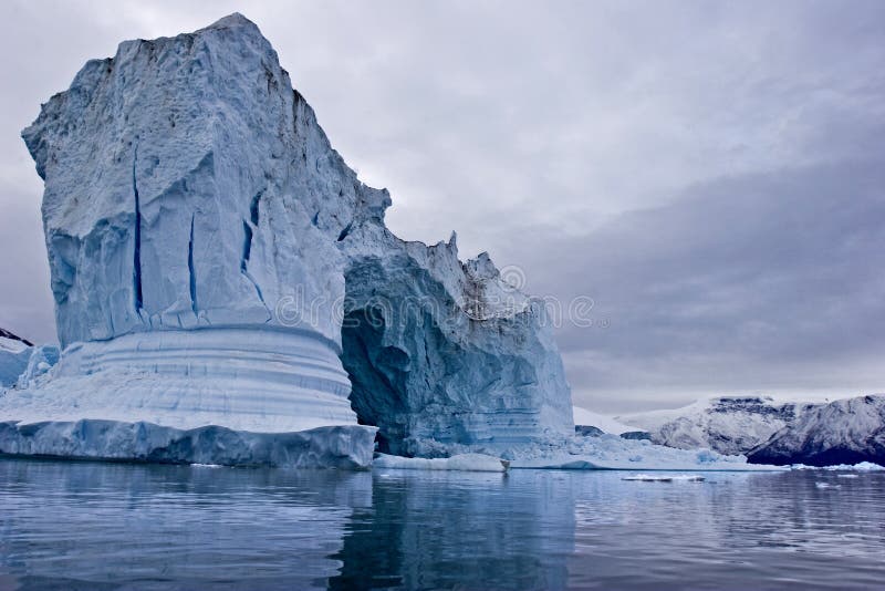 Ice towers stock image. Image of snow, frozen, reflection - 12804223