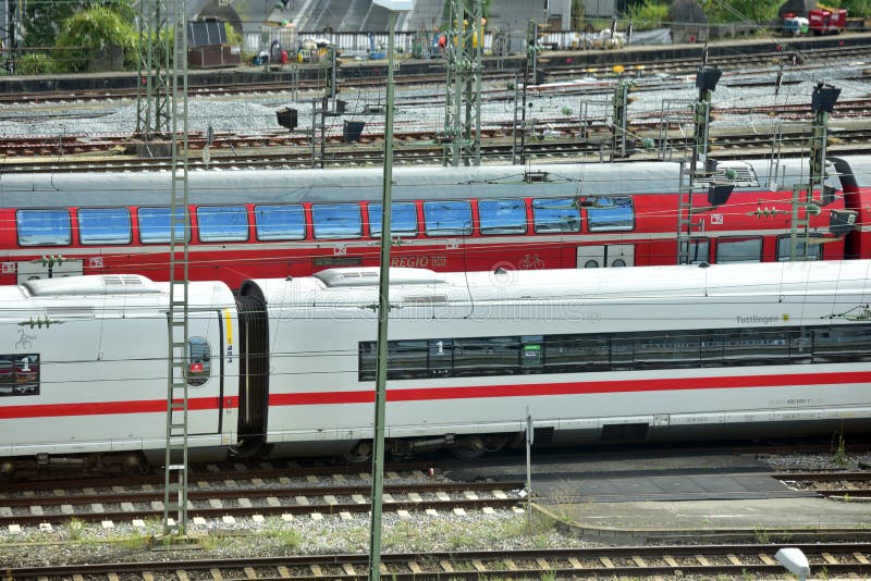 An ICE Train of the Deutsche Bahn (DB Editorial Photo - Image of ...