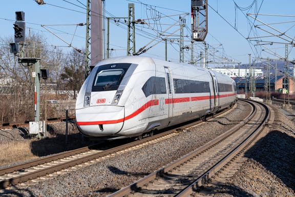 ICE 4 train editorial stock photo. Image of destination - 364669713