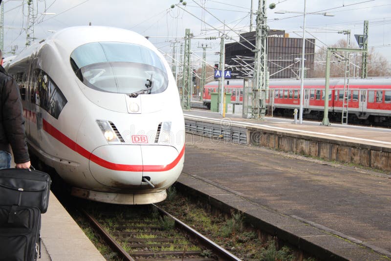 Old ICE train stock photo. Image of germany, munich, space - 54913146