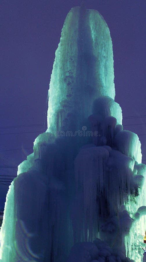 Ice Tree in the Moonlight stock image. Image of edited - 106224757