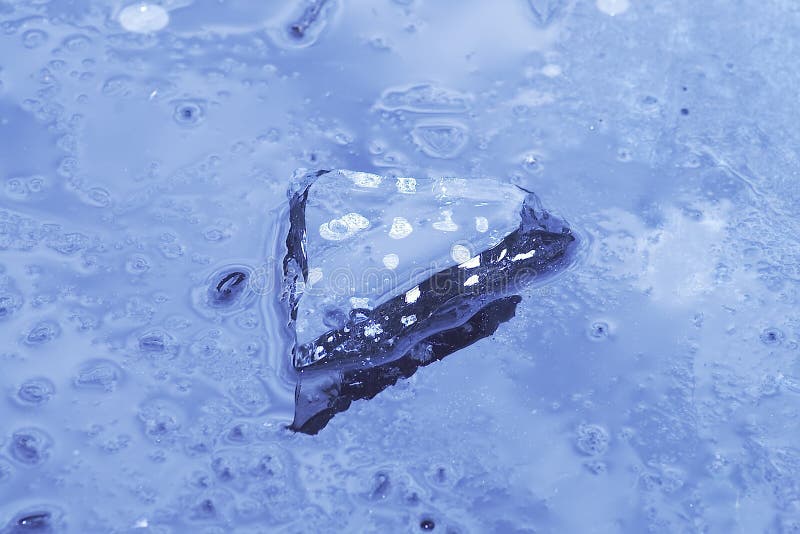 Ice triangle stock image. Image of blue, macro, frost - 3707413