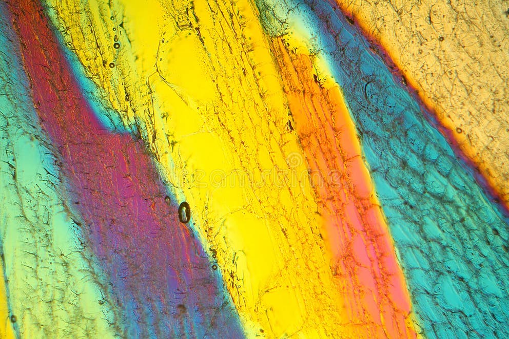 Ice under the microscope stock image. Image of science - 70520711