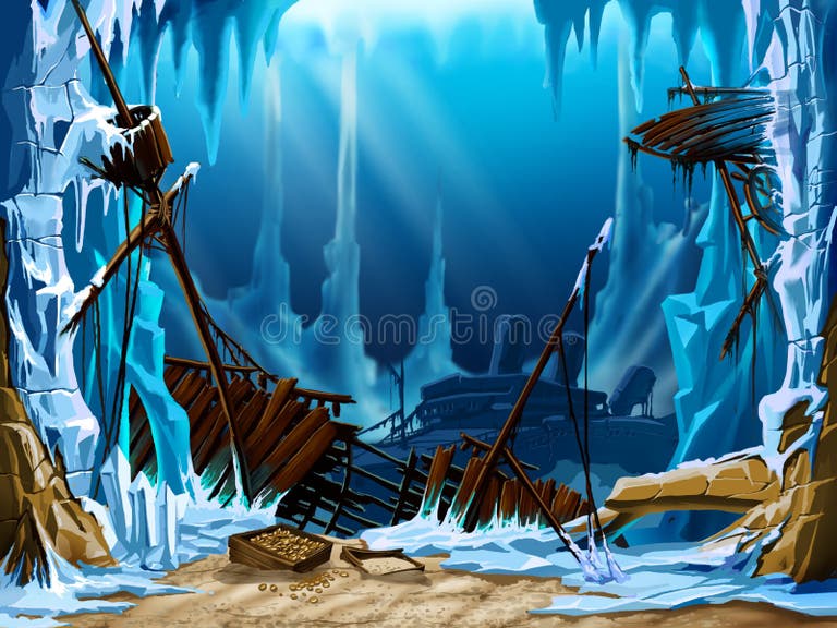 Underwater Shipwreck Stock Illustrations – 6,832 Underwater Shipwreck ...