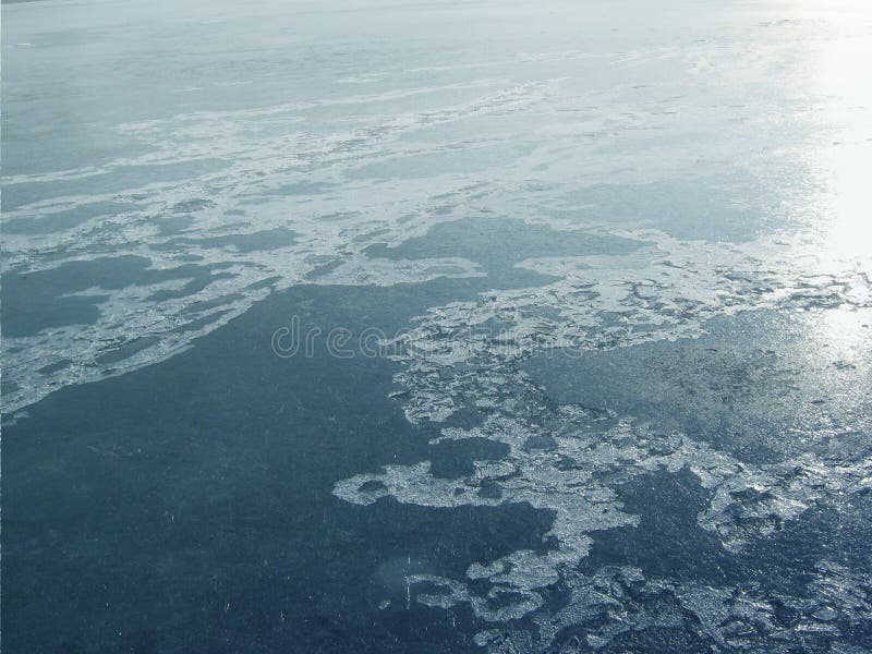 Ice valley of lake stock image. Image of puddle, surface - 51542223