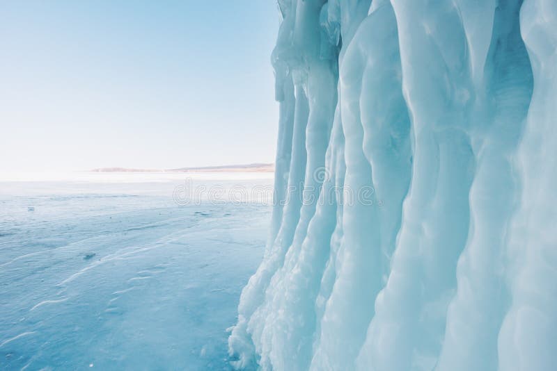 Ice wall stock image. Image of asian, environment, scenic - 39856165