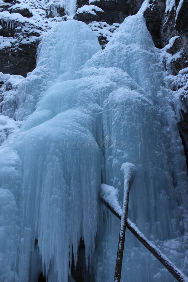 Ice wall in Jasper stock photo. Image of jasper, wall - 57294252