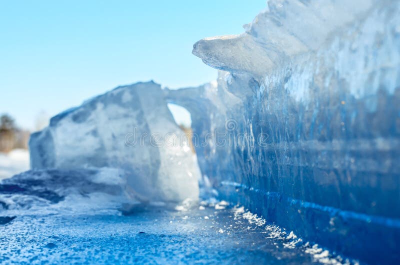 Ice wall. stock photo. Image of environment, cold, mountain - 37460844