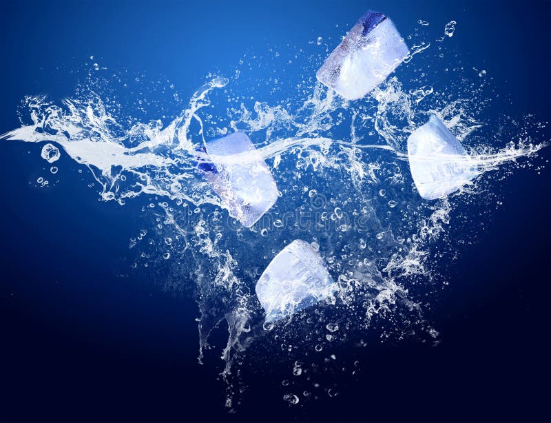 Ice in water stock photo. Image of nature, cold, young - 9612836