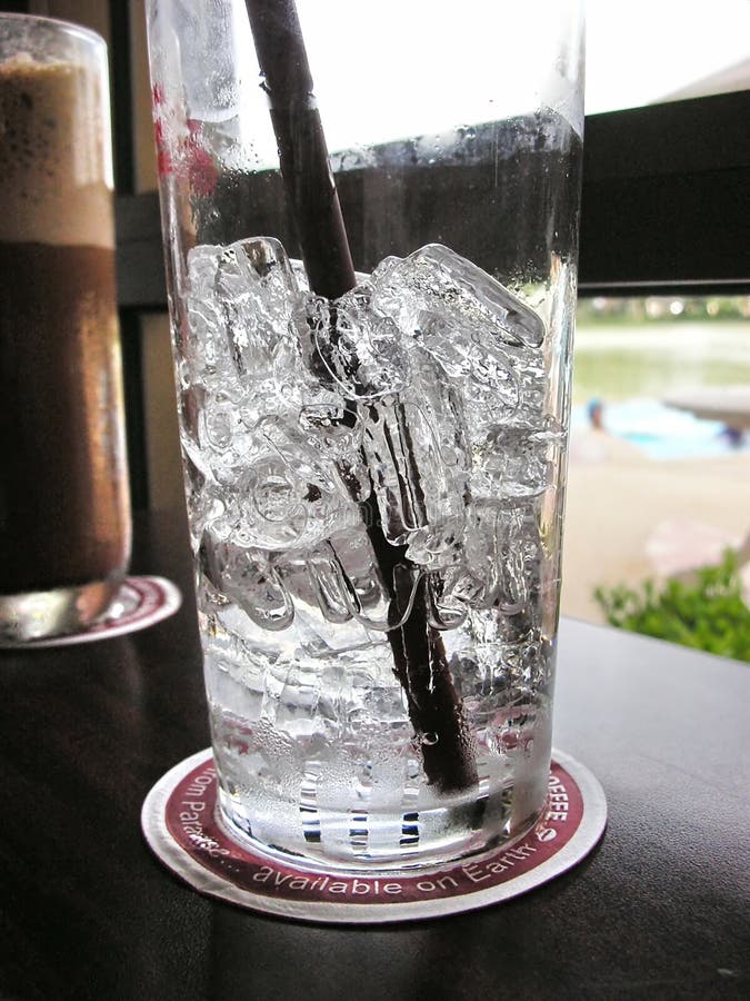 Ice water and coffee stock image. Image of purity, alchohol - 1118801