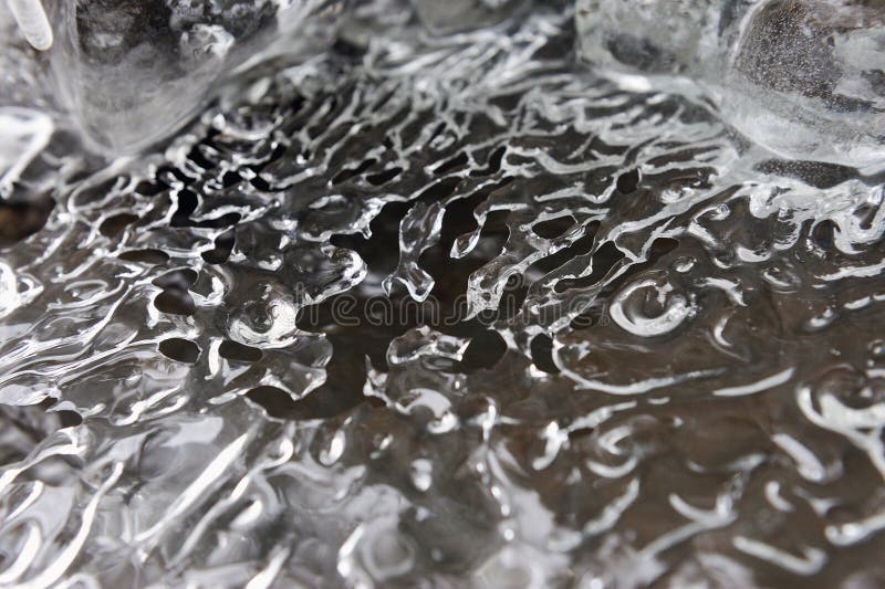 Ice and water flow stock image. Image of global, refrigeration - 68313901