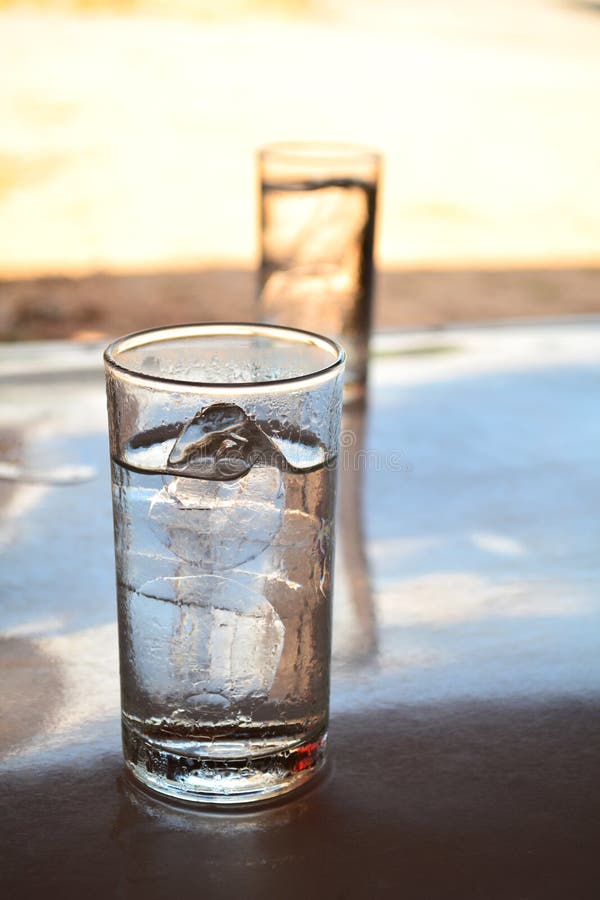 Ice and water in glass stock photo. Image of healthy - 47571760