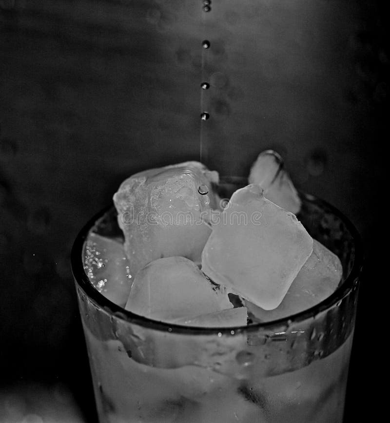 Ice water glass drip stock photo. Image of glass, frozen - 157595490