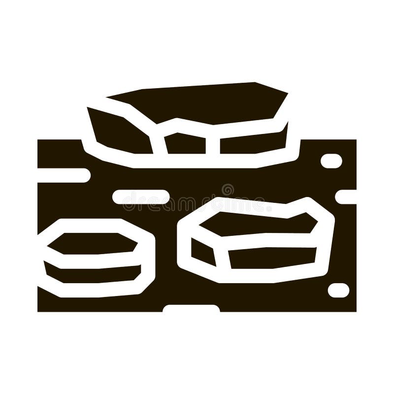 Ice on Water Icon Vector Glyph Illustration Stock Vector - Illustration ...