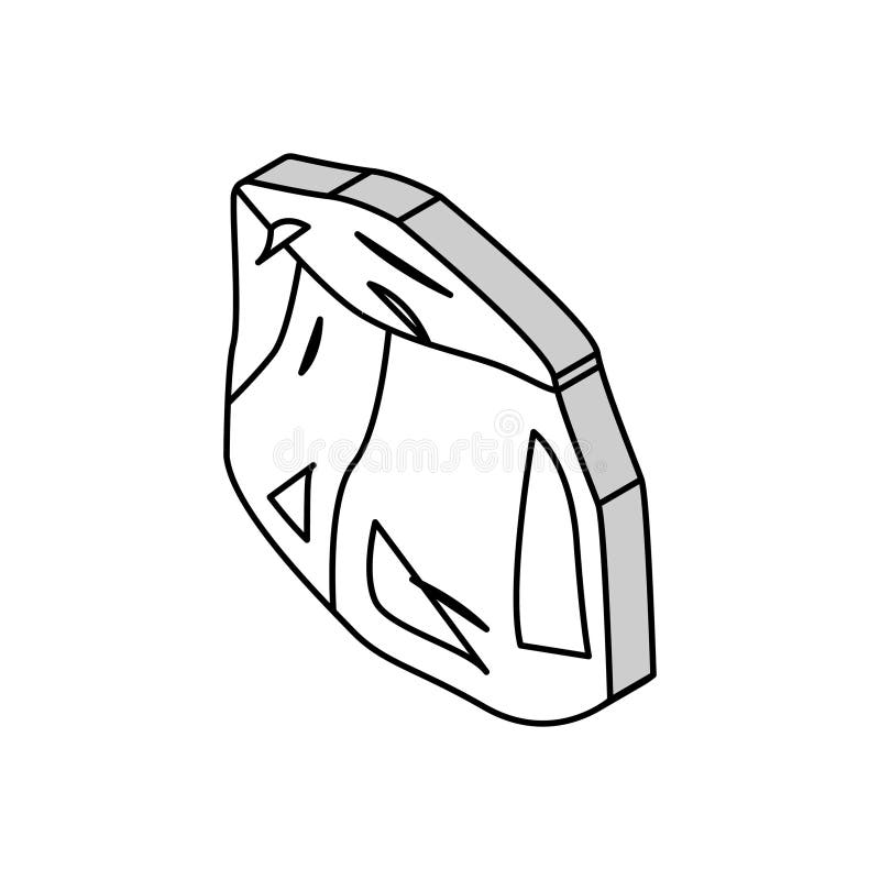 Ice Water Isometric Icon Vector Illustration Stock Vector ...