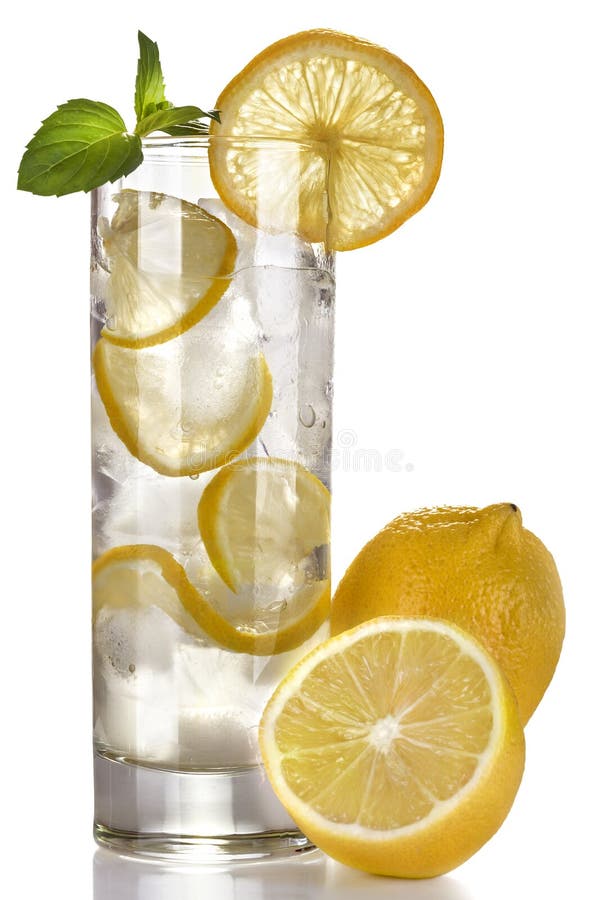 Ice water stock image. Image of closeup, health, lemonad - 32673929