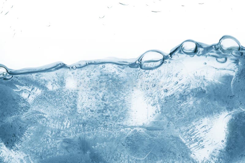 Ice through water stock image. Image of studio, isolated - 40223551