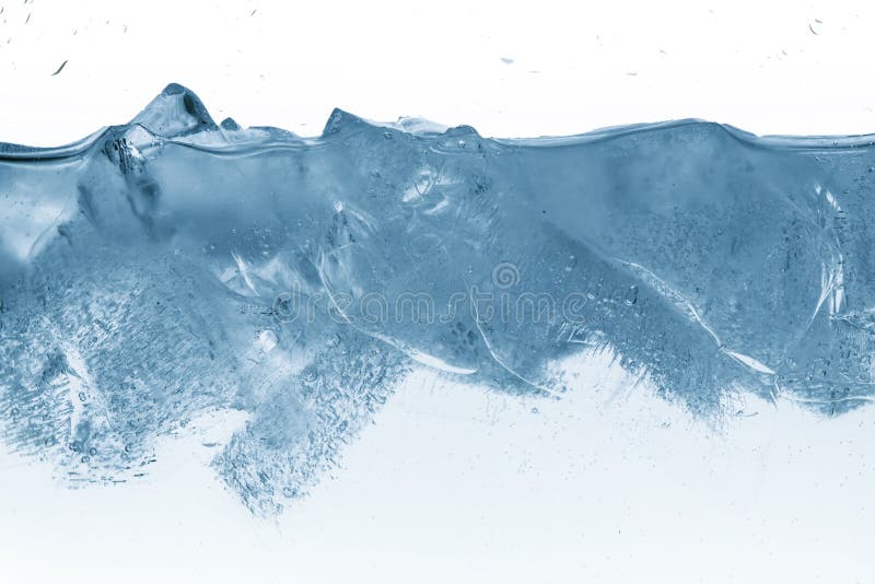 Ice through water stock image. Image of reflection, package - 40251393