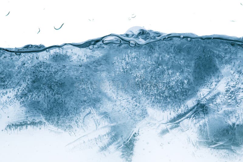 Ice through water stock photo. Image of flowing, liquid - 40251416