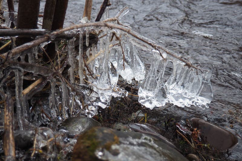 Ice is Water in a Solid State of Aggregation. Ice Icicles and ...