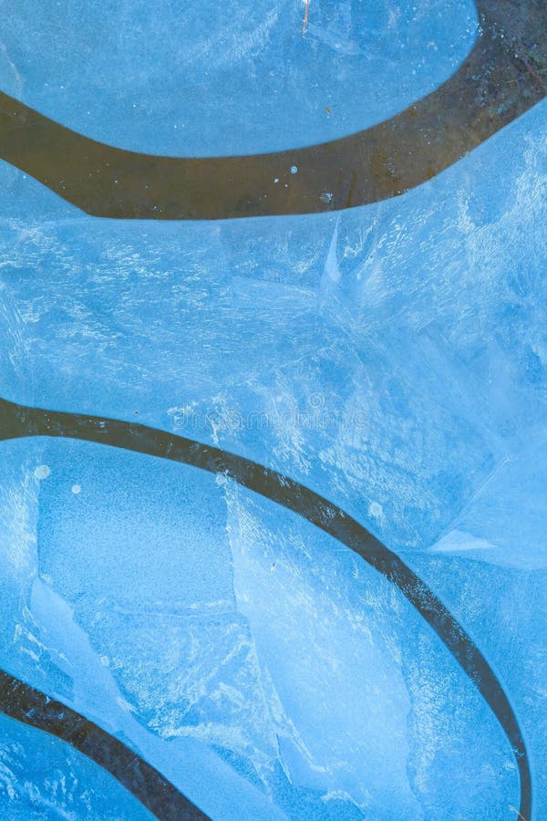 Ice on water texture. stock image. Image of hoary, coldly - 82505079