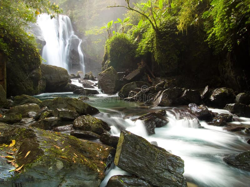 Ice Waterfall stock photo. Image of lake, intertropical - 4860030