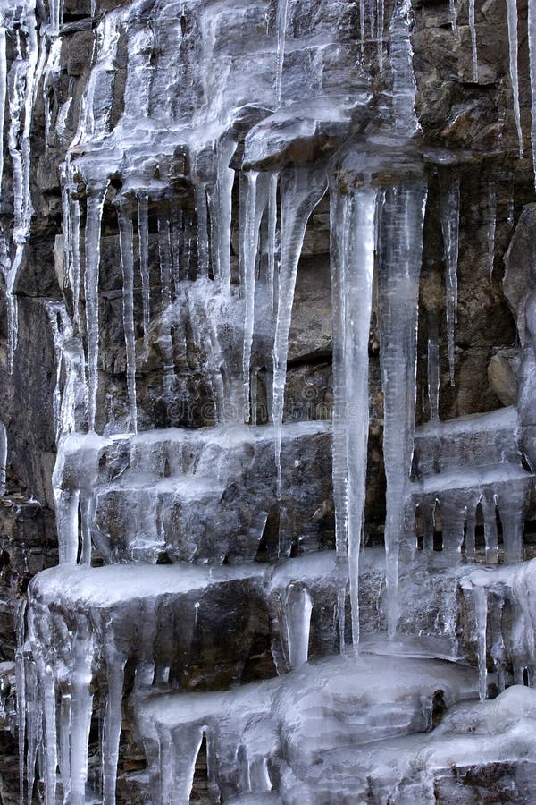 Ice waterfall stock image. Image of transparency, bright - 9771763