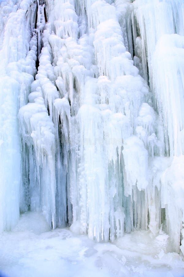 Ice waterfall stock photo. Image of nature, cool, exposure - 173392194