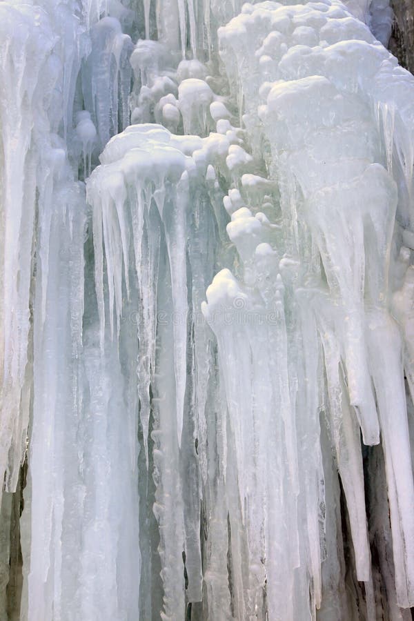 Ice waterfall stock photo. Image of scenery, frosty - 173395096
