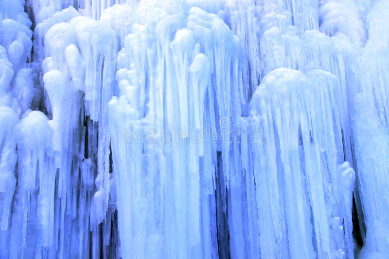 Ice waterfall stock image. Image of climate, frosty - 173399073