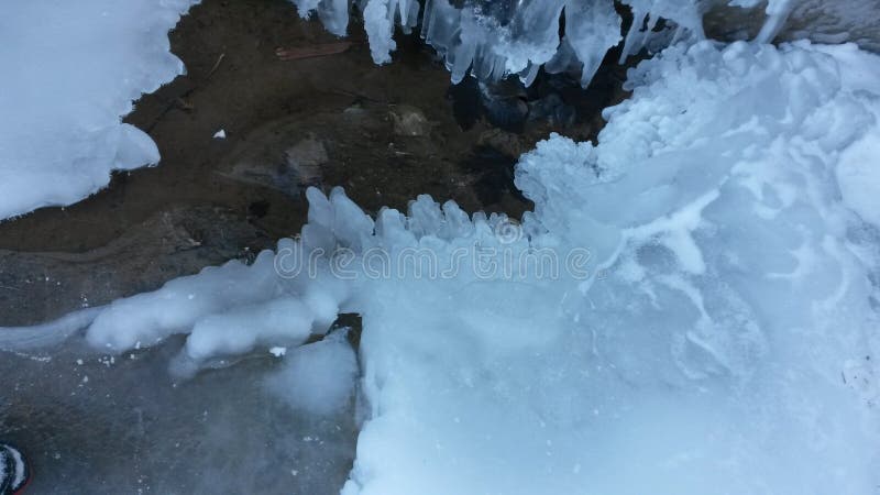 Ice Waterfall stock image. Image of cold, waterfall, winter - 90038523