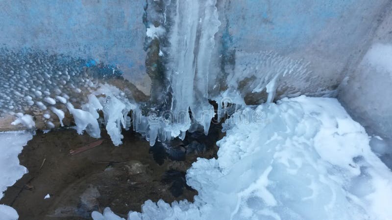 Ice Waterfall stock photo. Image of waterfall, frost - 90039016