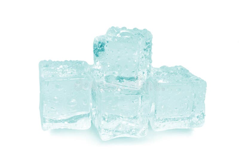 Ice on a White Background an Isolated on White Background Stock Image ...