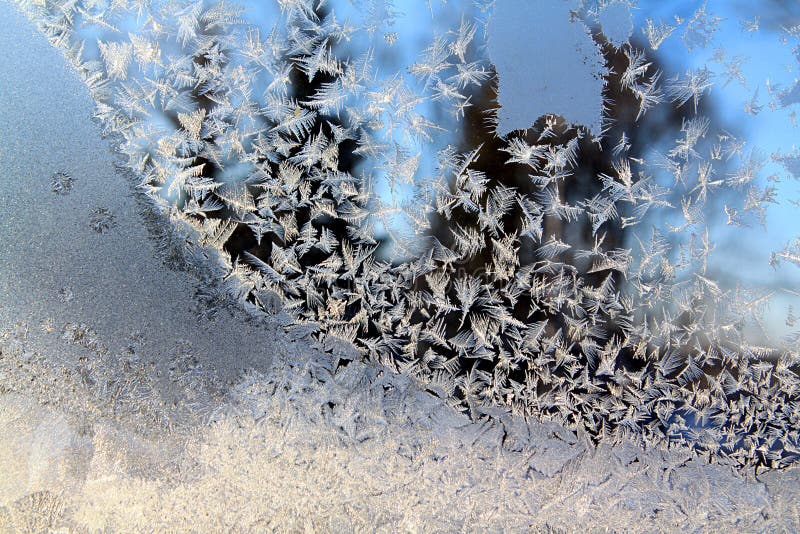 Ice on window stock image. Image of cold, frozen, glass - 13124877