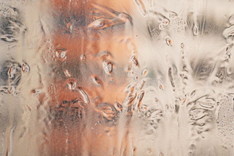 Ice window in the cold stock image. Image of cool, frosty - 258998105