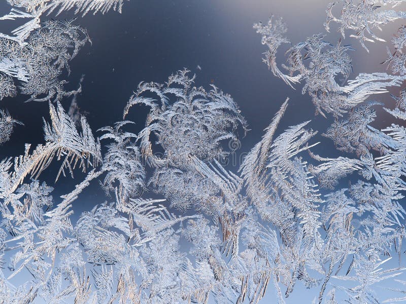 Ice on a window stock image. Image of glass, window - 367209131