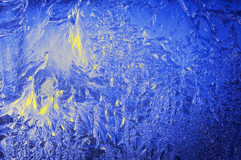 Frosted Blue Windshield Sprayer Button Stock Image - Image of cold ...