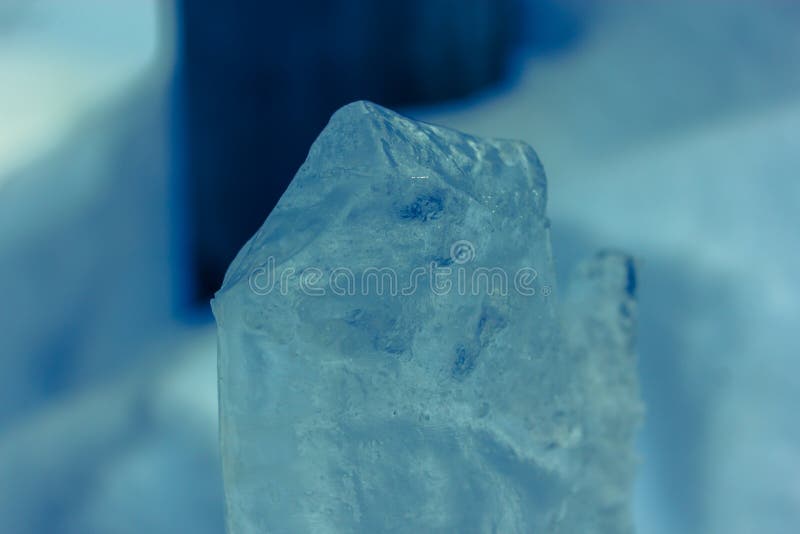 Ice in Winter, Blue Colored, Background, Wallpaper Stock Image - Image ...