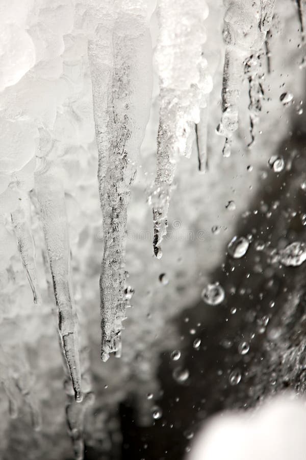 Ice stock photo. Image of tract, snow, winter, drops - 41121288