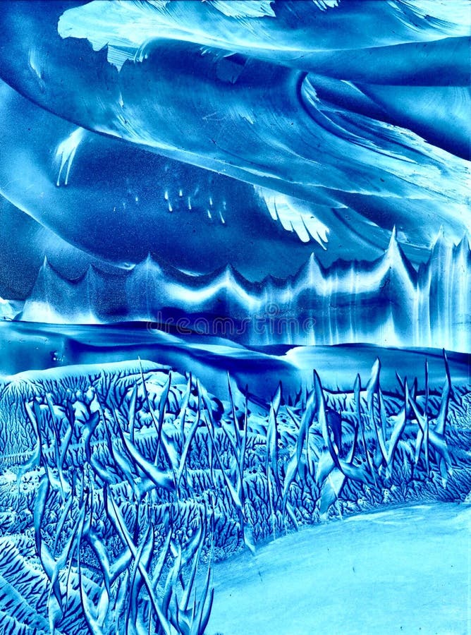 Ice World stock illustration. Illustration of frigid, landscape - 76490