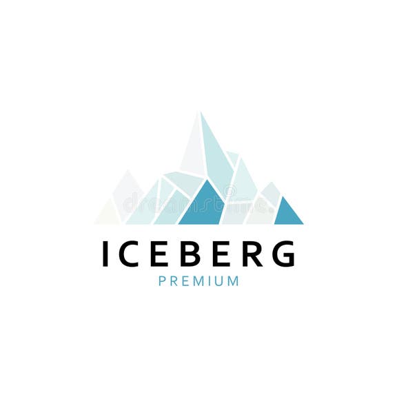 Iceberg Abstract Logo Template Stock Vector - Illustration of ...