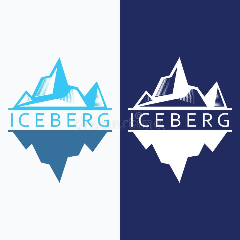Iceberg Abstract Logo Template Stock Vector - Illustration of landscape ...