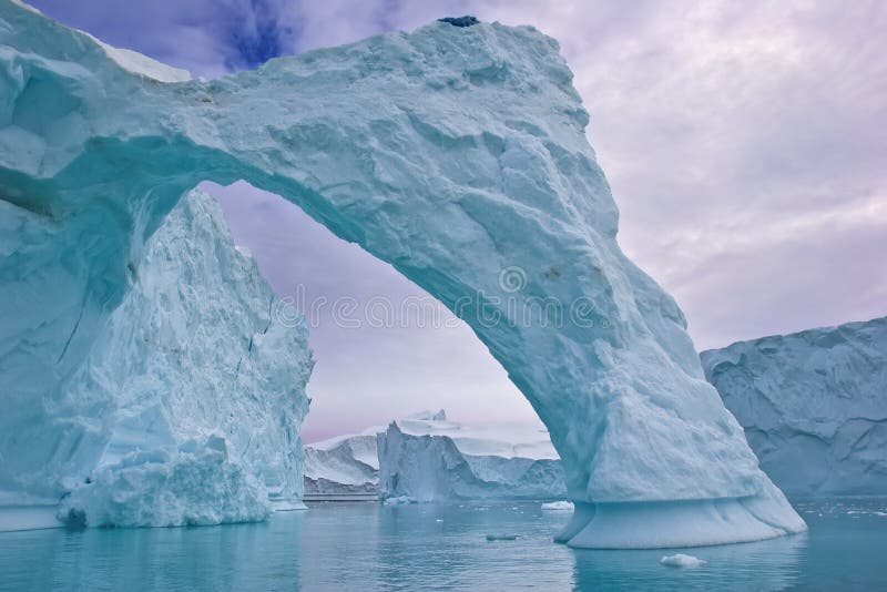 Iceberg arch stock image. Image of nature, glacier, ocean - 17440807