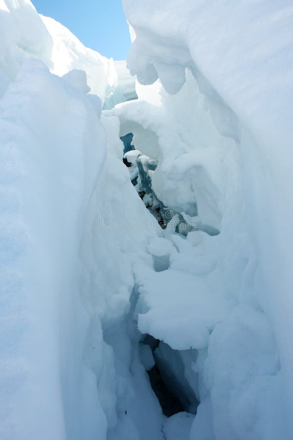 Iceberg and cave stock photo. Image of danger, crevice - 4416118