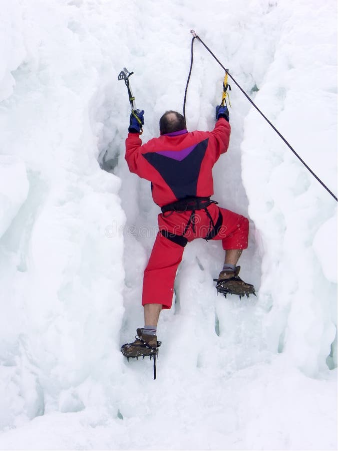 Iceberg climber stock image. Image of risk, adventure, extreme - 611375