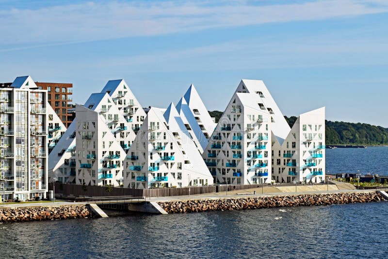 Iceberg Complexo Residencial Do ` De Isbjerget Do ` Em Aarhus ...