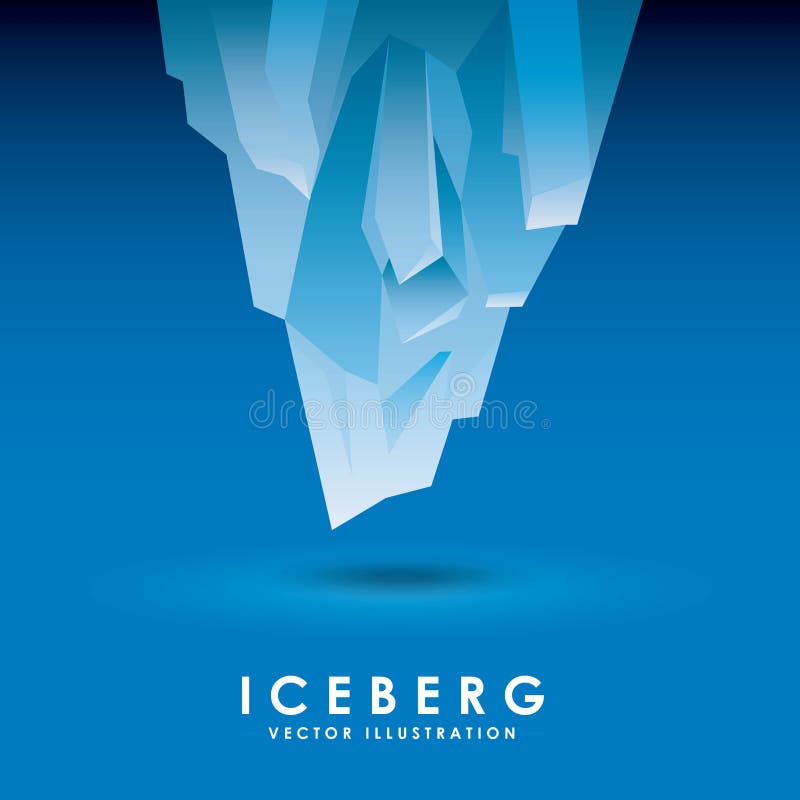 Iceberg glacier design stock illustration. Illustration of polar - 72195784
