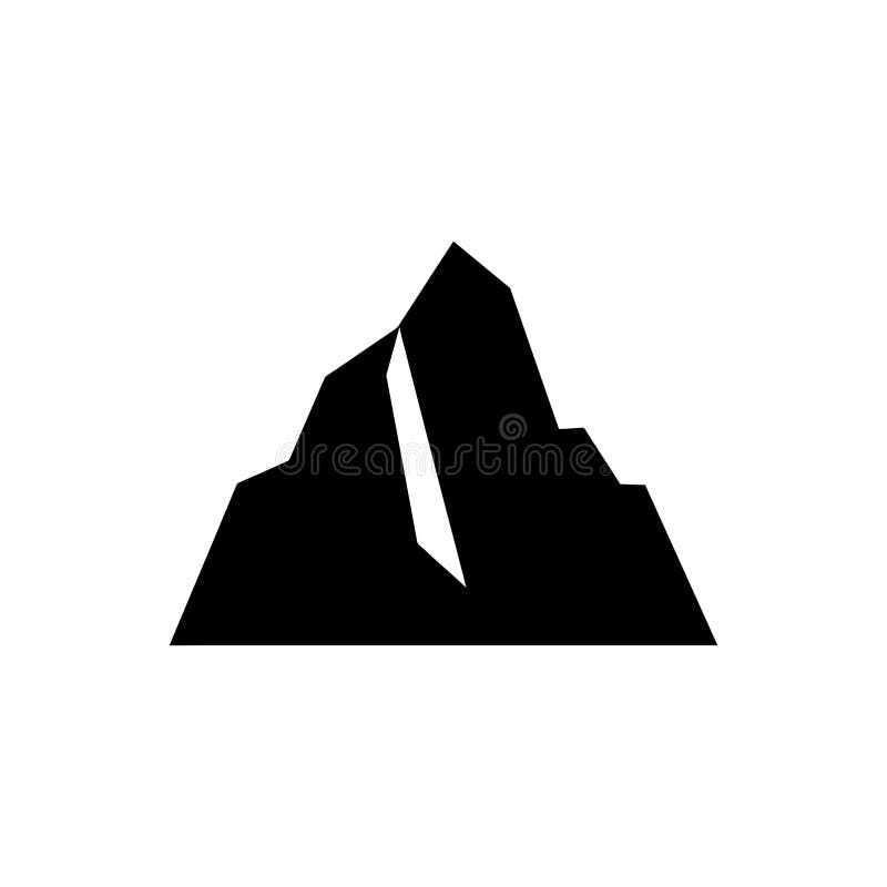 Iceberg Icon - Simple Vector Illustration Stock Vector - Illustration ...