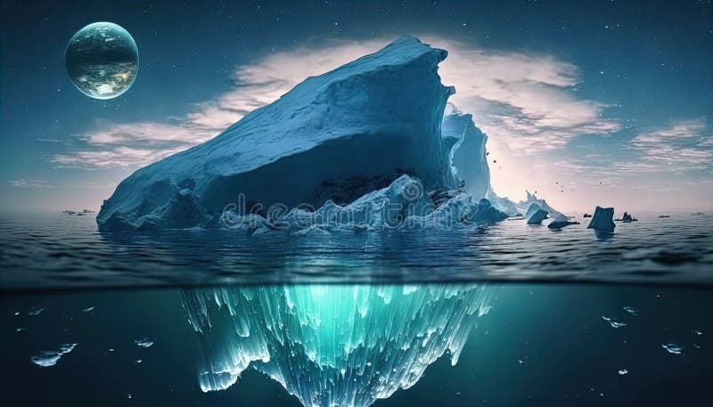 Iceberg Model in Polar Regions Which Shows a Big Hidden Potential ...